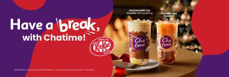 Chatime Canada Launches New KitKat Bubble Teas - Canada Eats!