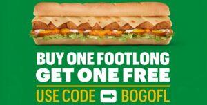 Subway Canada Offering BOGO Footlong Subs Until March 3 - Canada Eats!
