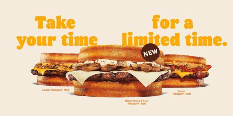 Burger King Canada Welcomes Back Whopper Melts For 2024 - Canada Eats!