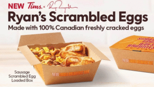 Tim Hortons And Ryan Reynolds Launch New Scrambled Eggs Breakfast Box ...