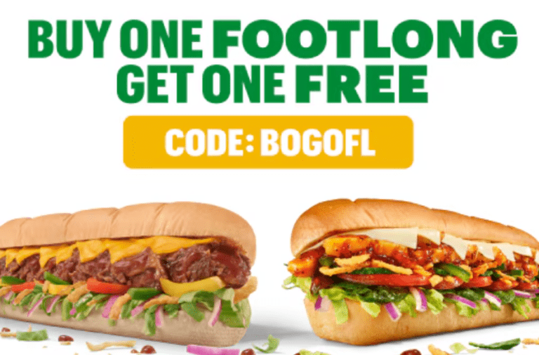 BOGO Footlongs Are Back At Subway Canada Until November 10 - Canada Eats!